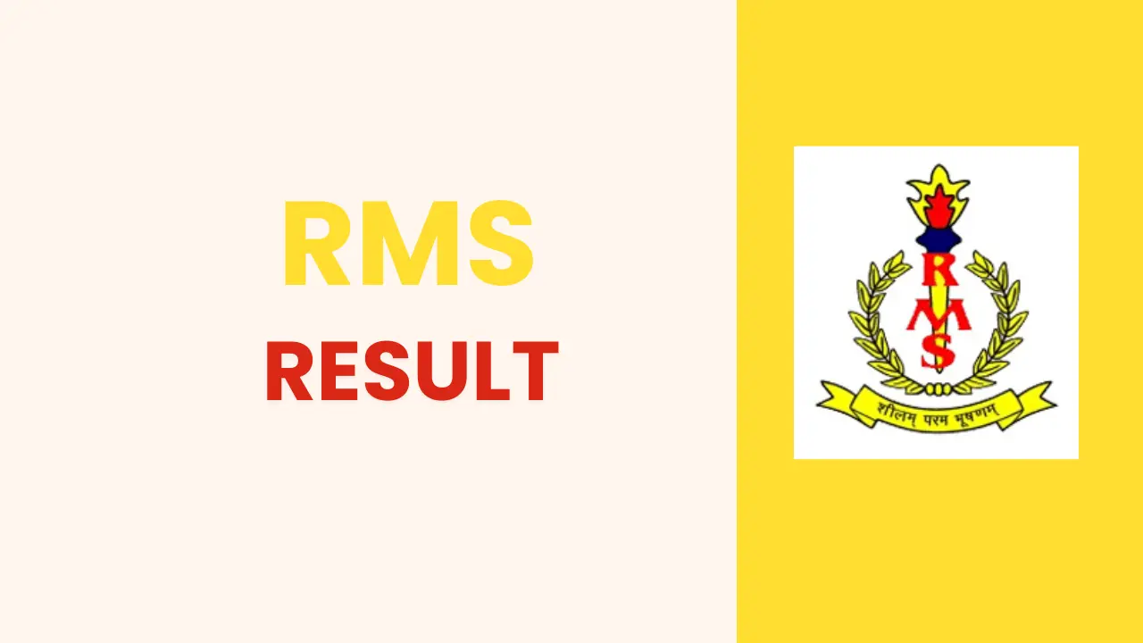RMS CET Result 2025 (Class 6, 9) at rashtriyamilitaryschools.edu.in ...