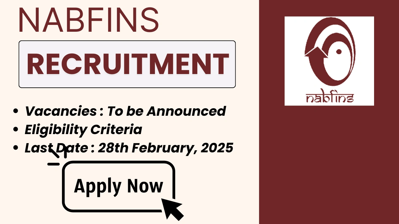 NABFINS CSE and CSO Recruitment 2025 - Read Notification & Apply before ...
